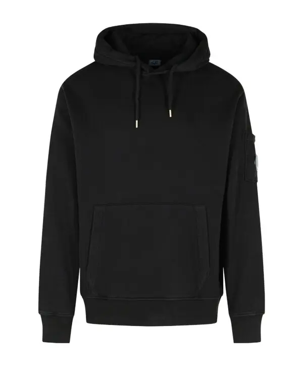 C.P. COMPANY Lens Pocket Hoodie - Black