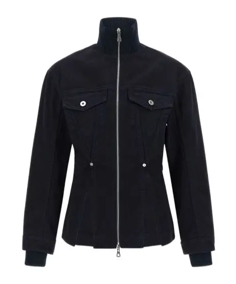 JEAN PAUL GAULTIER The Slit Denim Jacket - Black