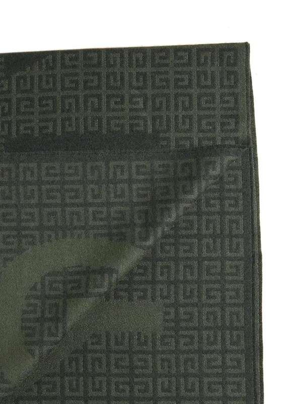 Givenchy Logo Detail Scarf - Black