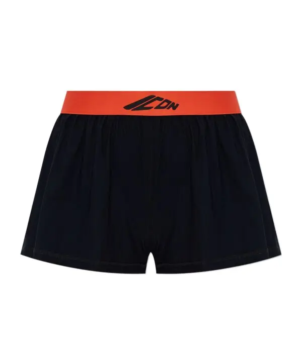 Dsquared2 Elastic Waist Shorts - Black