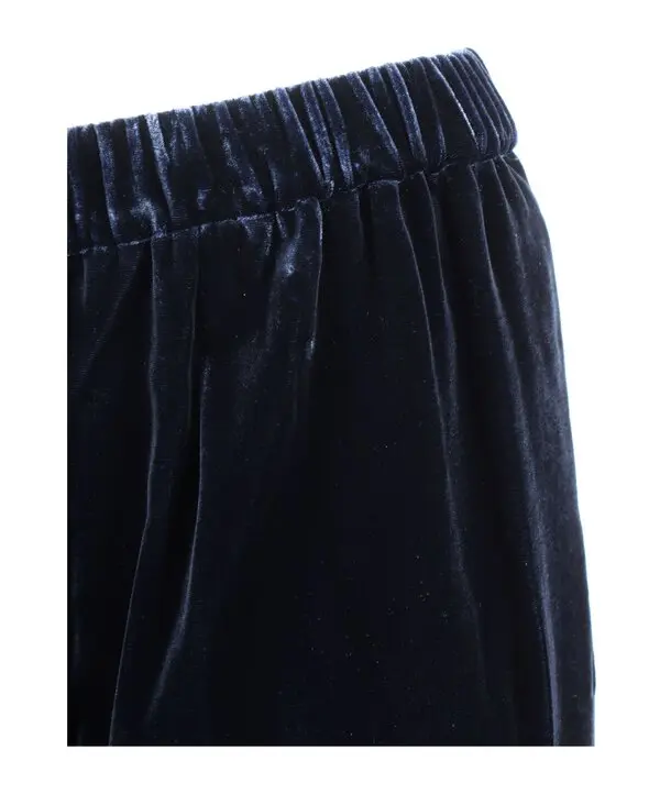 Aspesi Elastic Waist Velour Pants