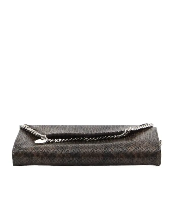 Stella McCartney Embossed Chain Wallet - Black
