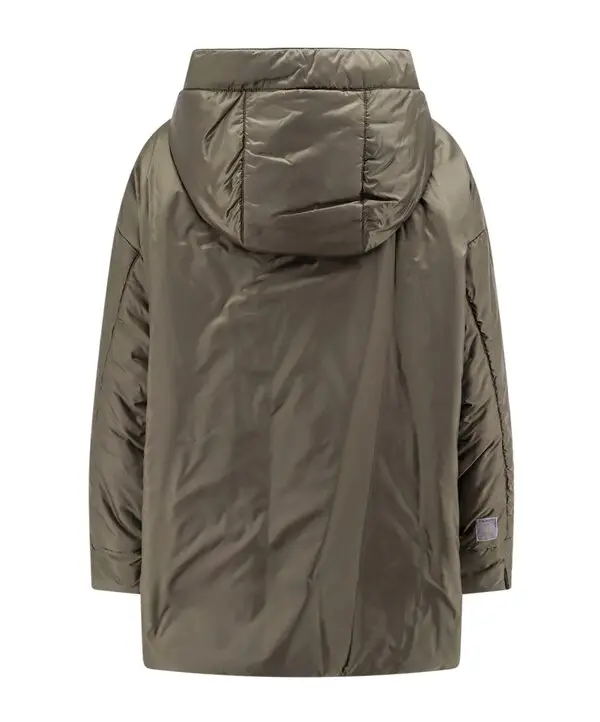 Max Mara Buttoned Hooded Jacket