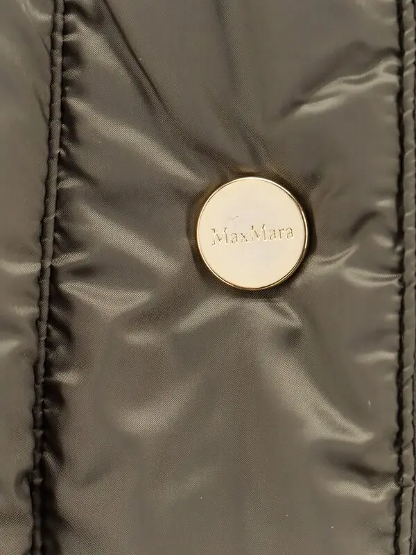 Max Mara Buttoned Hooded Jacket