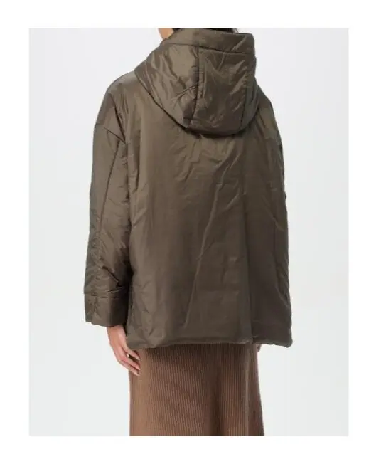 Max Mara Buttoned Hooded Jacket
