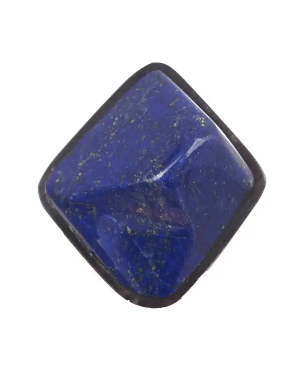MONIES Lapis Lazuli And Leather Statement Ring