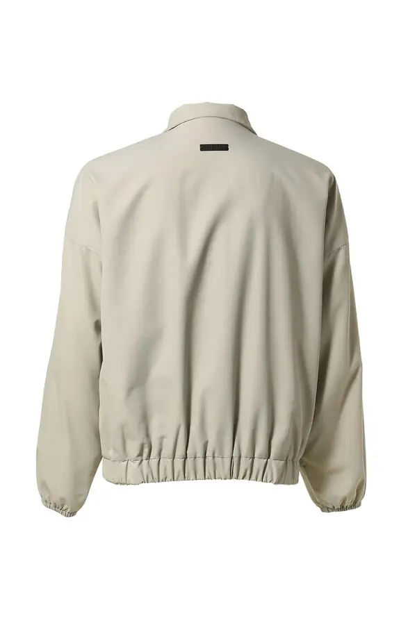 Fear Of God High Collar Zip-up Jacket - Nude