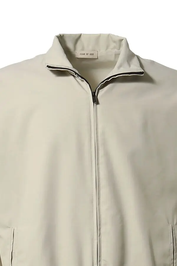 Fear Of God High Collar Zip-up Jacket - Nude