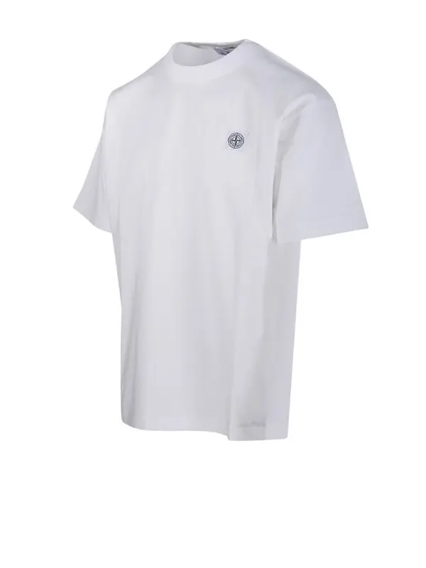 Stone Island Logo Patch T-shirt - White