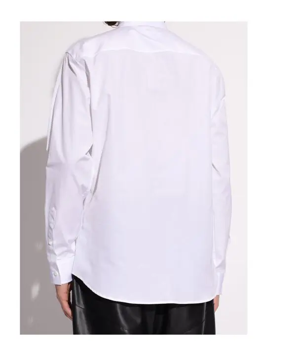 Dsquared2 Logo Printed Buttoned Shirt - White