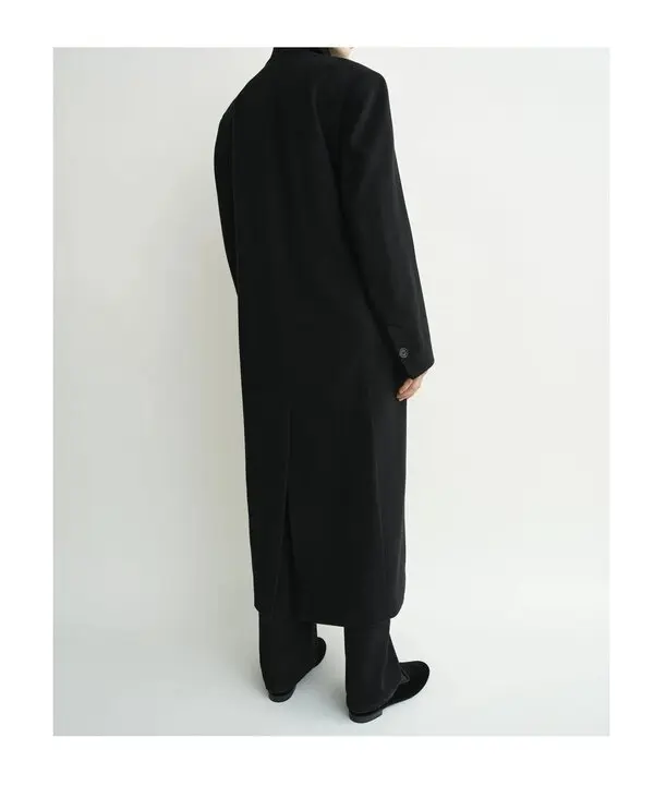 TOTEME Long Sleeve Coat - Black