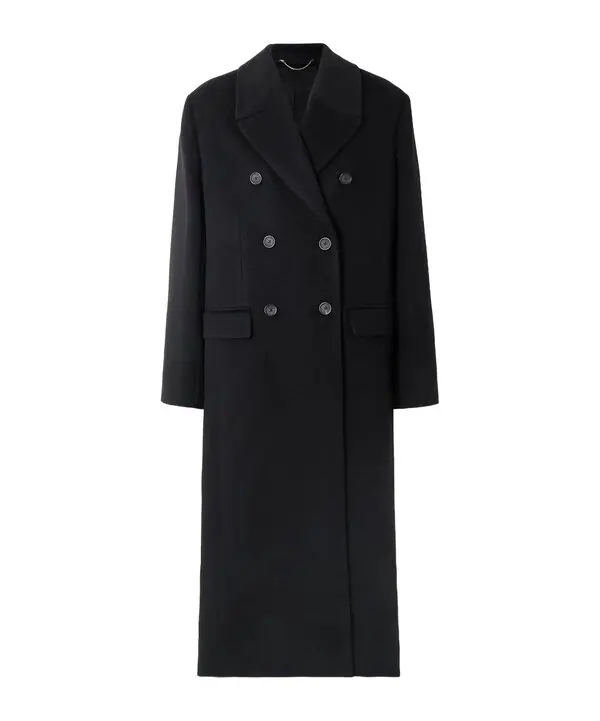 TOTEME Long Sleeve Coat - Black