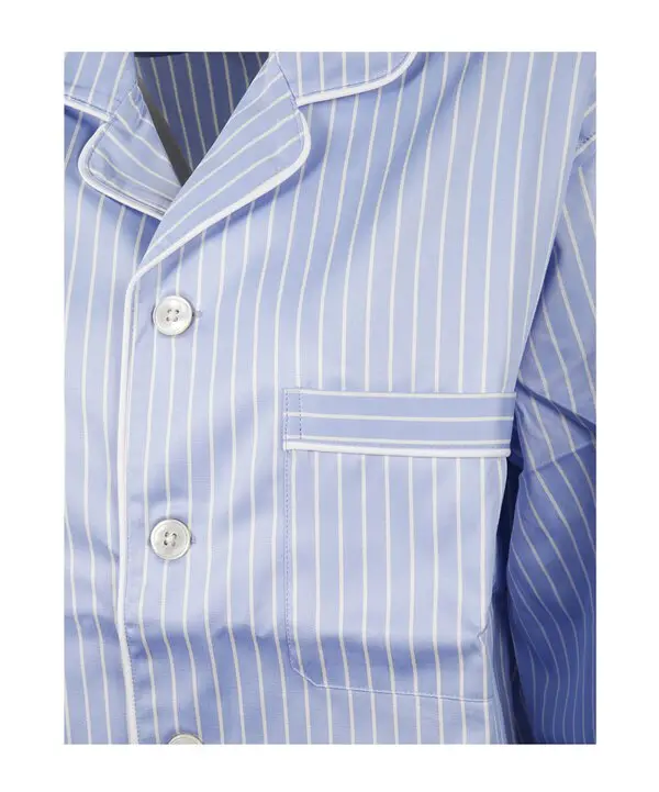 TEKLA Striped Pajamas - Blue