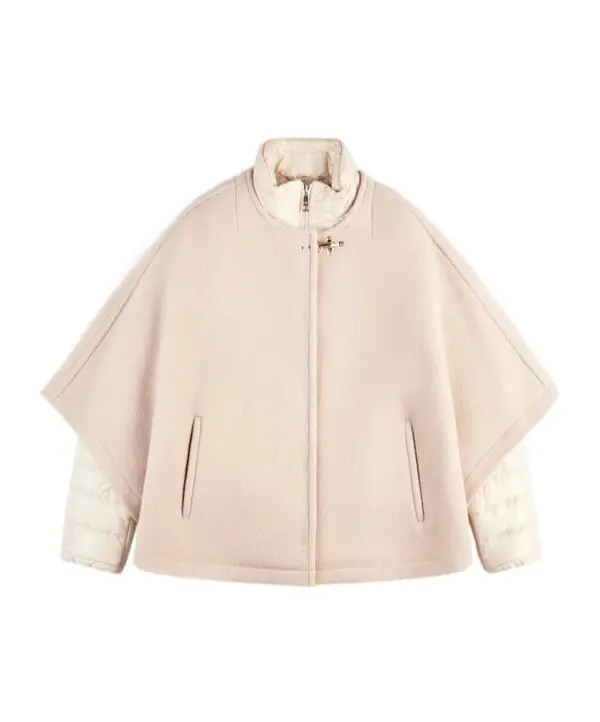 FAY 3-in-1 Double-sided Cape Coat - Light Brown