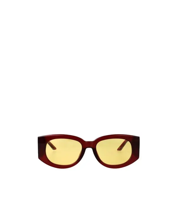 Casablanca Geometric Sunglasses - Yellow