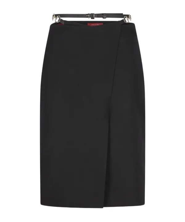 Gucci Horsebit Detail Wrap Skirt