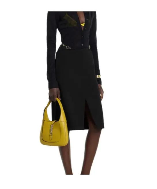 Gucci Horsebit Detail Wrap Skirt