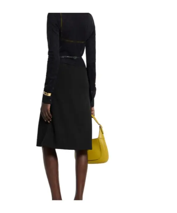 Gucci Horsebit Detail Wrap Skirt