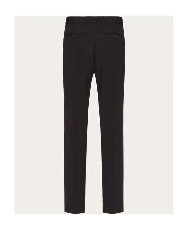 Valentino Garavani Straight Leg Tailored Trousers - Black