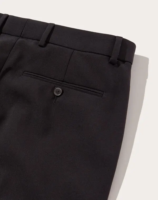Valentino Garavani Straight Leg Tailored Trousers - Black
