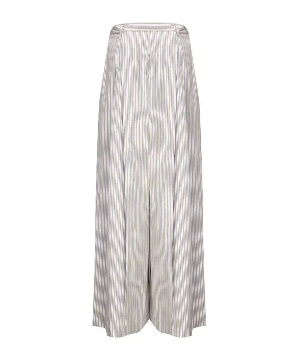 Alberta Ferretti Belted Wide Leg Pants