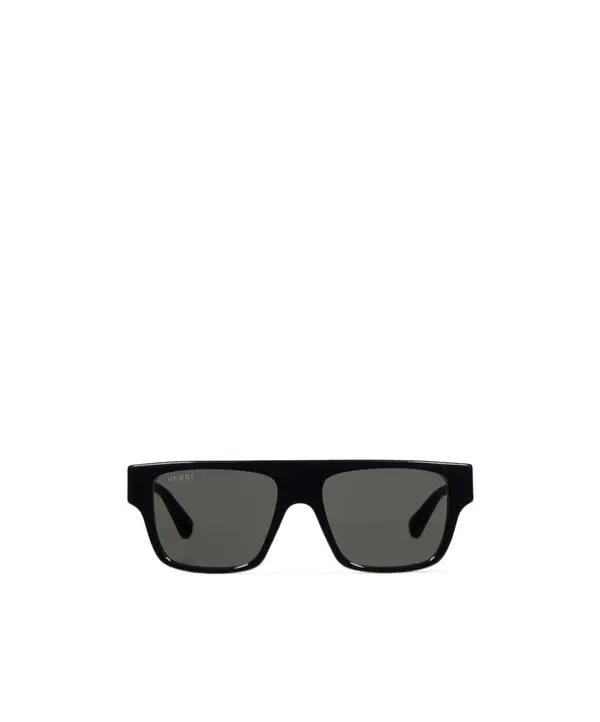 Gucci Rectangular Frame Sunglasses - Black