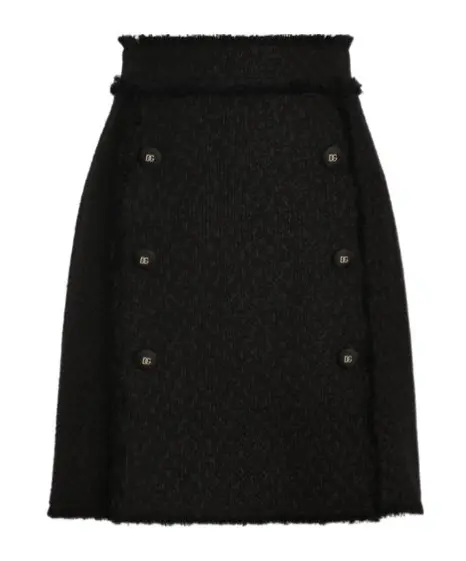 Dolce & Gabbana Tweed Mini Skirt