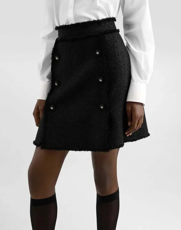 Dolce & Gabbana Tweed Mini Skirt