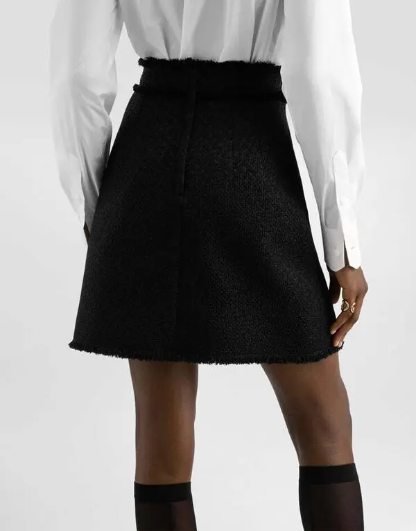 Dolce & Gabbana Tweed Mini Skirt