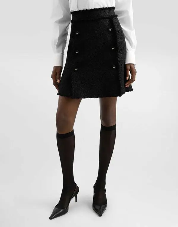 Dolce & Gabbana Tweed Mini Skirt