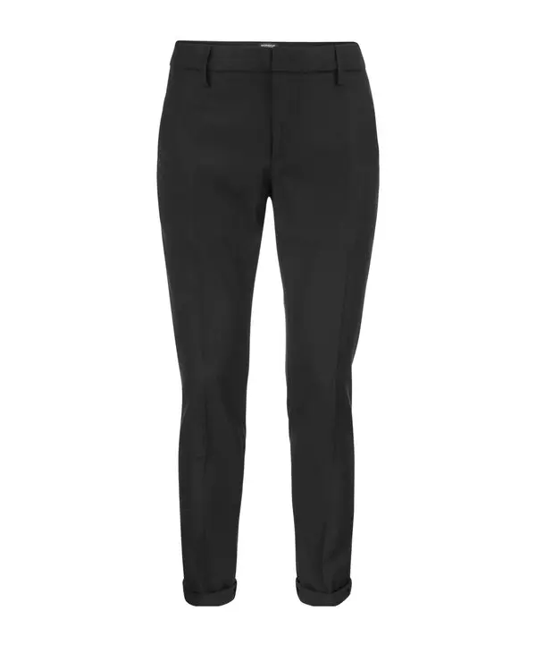 DONDUP Gaubert Slim Fit Trousers - Black