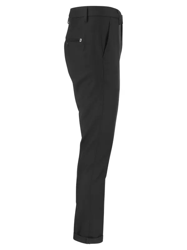 DONDUP Gaubert Slim Fit Trousers - Black
