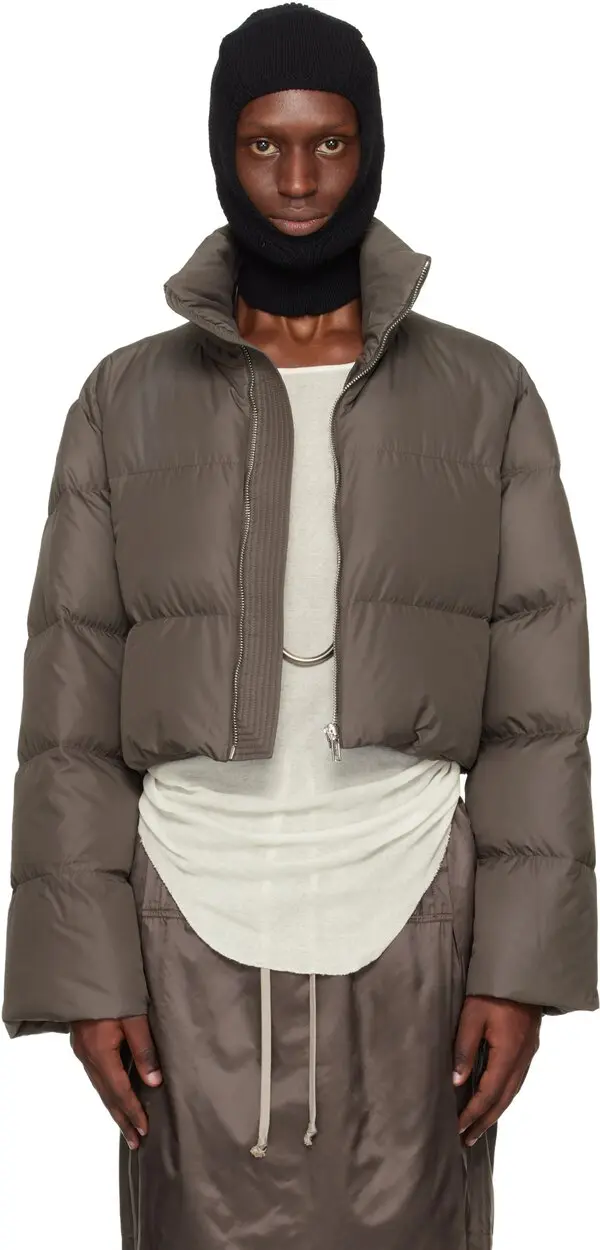 Moncler Cropped Down Jacket