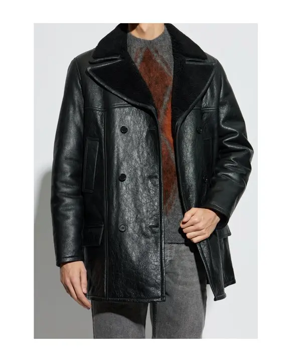 ALLSAINTS Double-breasted Peacoat