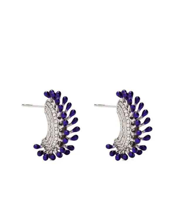 Bottega Veneta Logo Earrings - Multicolor