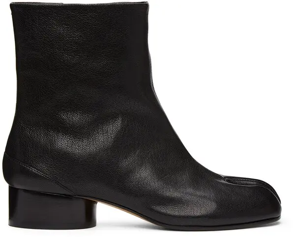 MAISON MARGIELA Tabi Vintage Ankle Boots - Black