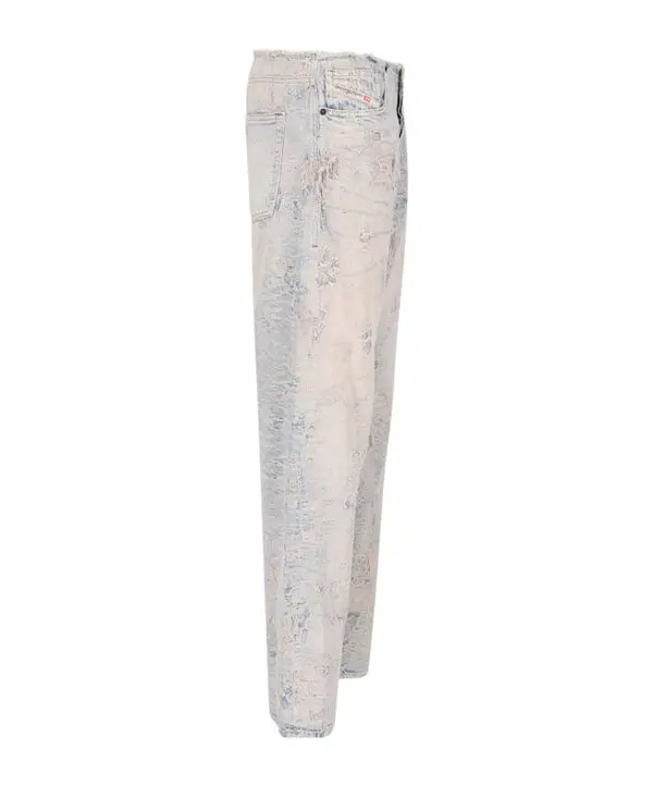 DIESEL® Distressed Logo Patch Jeans