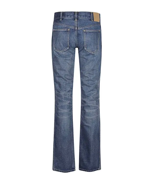Celine Pearl Jeans In Dark Union Wash Denim