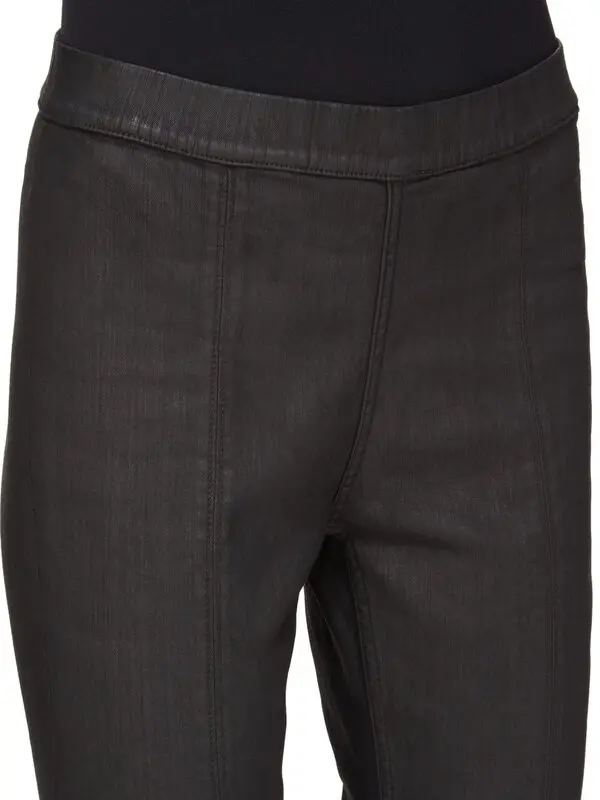 Rick Owens Slim-fit Jeans With Front Leg Seam And Calf Slit