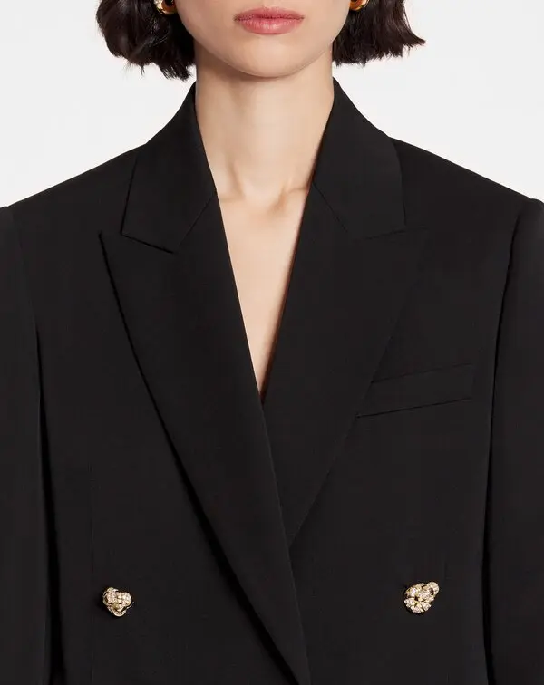 LANVIN Double-breasted Embellished Blazer