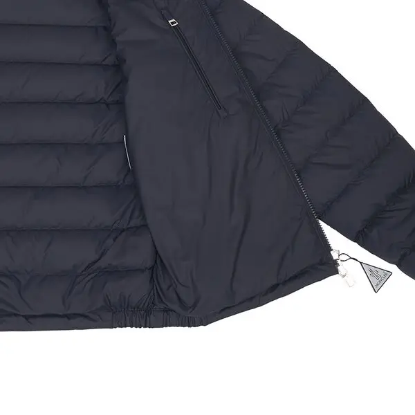 Moncler Vermielle Short Hooded Down Puffer Jacket - Navy