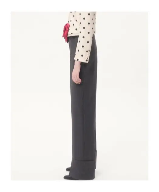 Valentino Garavani High Waist Straight Leg Trousers