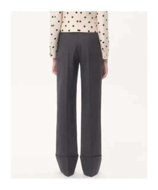 Valentino Garavani High Waist Straight Leg Trousers