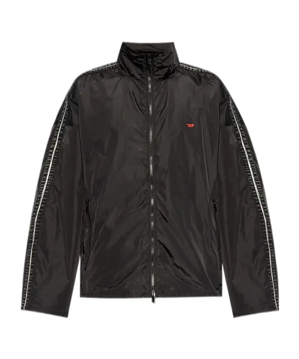 DIESEL® J-caron High Neck Track Jacket - Black