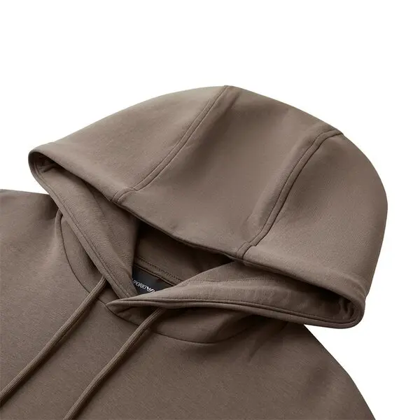 Emporio Armani Patch Detail Hoodie - Green