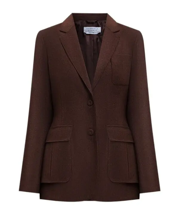 Gabriela Hearst Tailored Long Sleeve Blazer