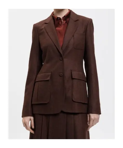 Gabriela Hearst Tailored Long Sleeve Blazer