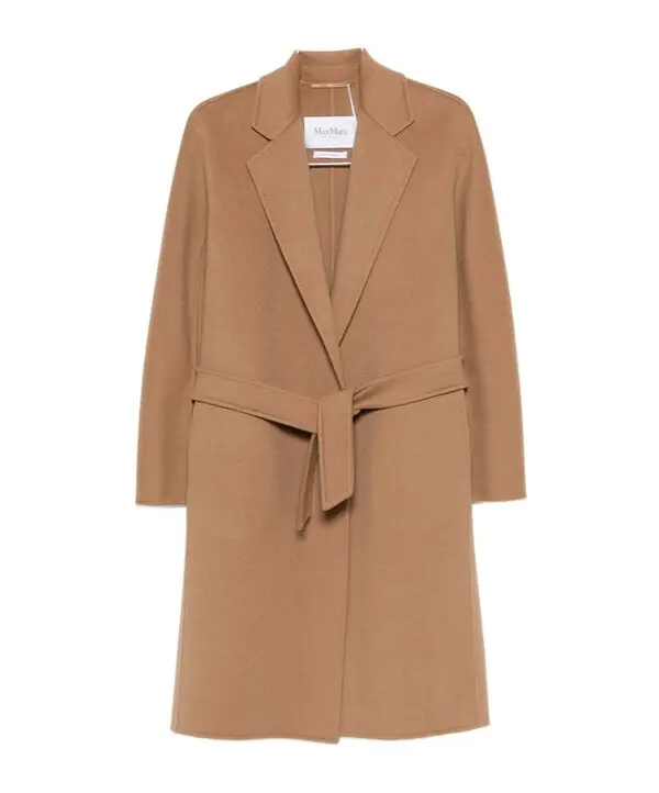 Max Mara Long Sleeved Belted Coat - No