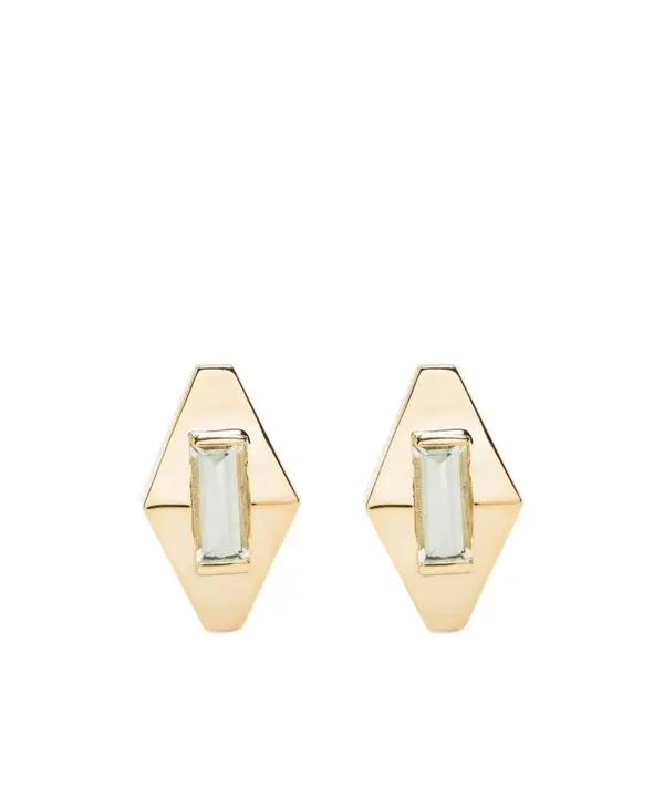 ALIITA 9kt Deco Rombo Earrings - Yellow Gold