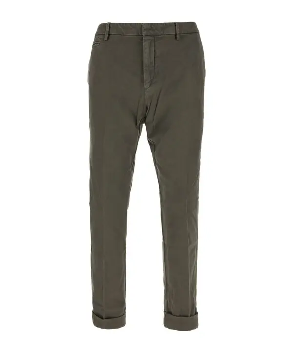 DONDUP Tapered Trousers - Black